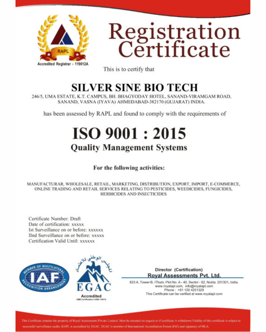 Pesticide Manufacturer in India | Silver Sine Bio Tech